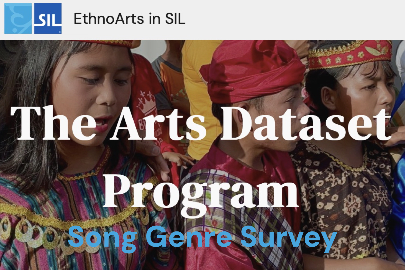 Try out the song genre survey: The Arts Dataset Program - EMDC Blog
